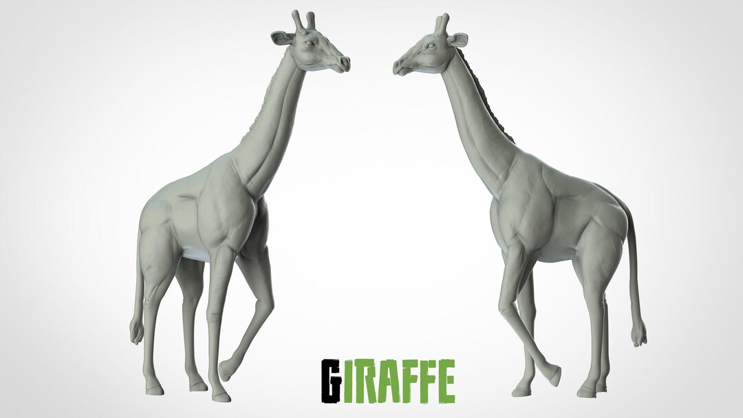 Giraffe - Animals - 3D IP Studios - Terrain Wargaming D&D Dnd 28mm 32mm ...