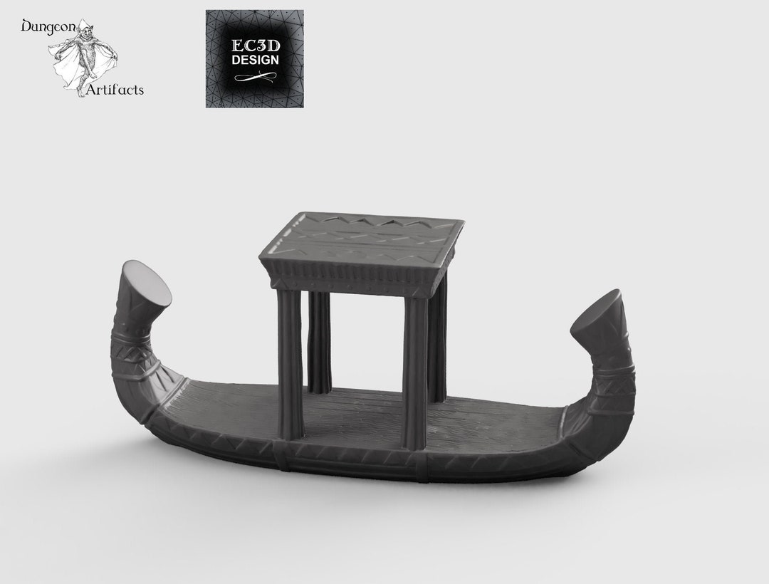 Egyptian Barge - 28mm 32mm Empire of Scorching Sands Wargaming Terrain ...