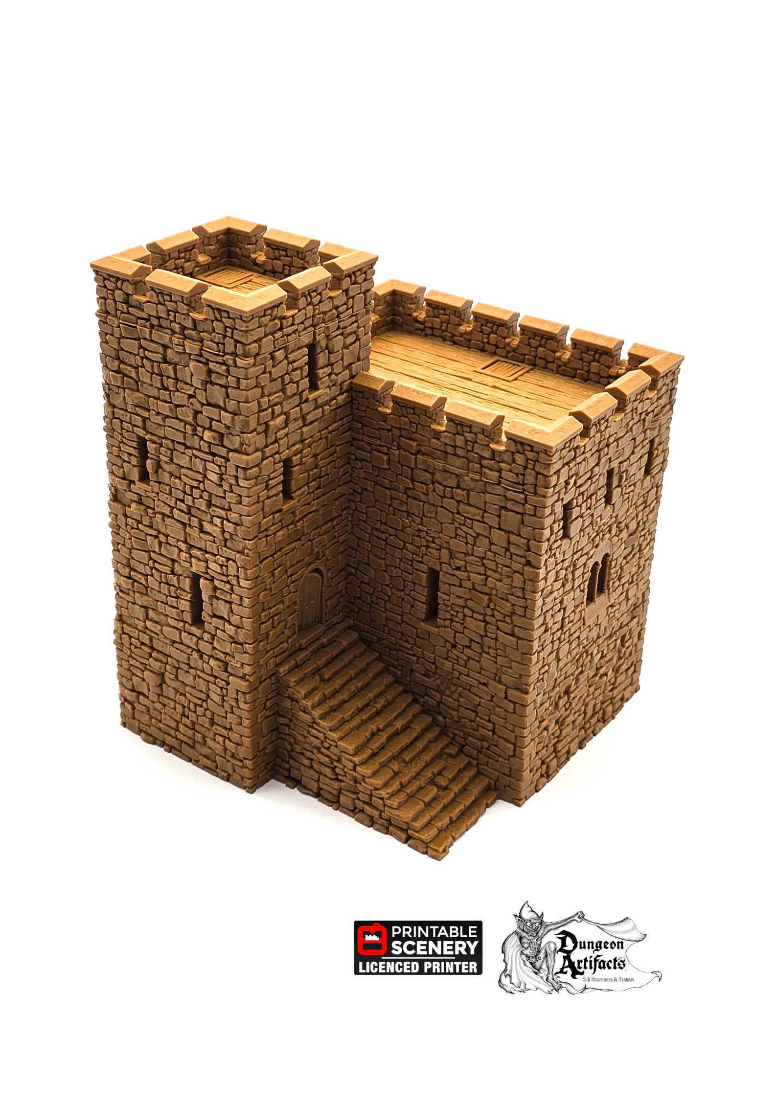 Norman Stone Fort - King and Country - Printable Scenery Terrain ...