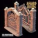 Wrought Iron Gate Set Asgard Rising Wargaming D&D Dnd - Etsy