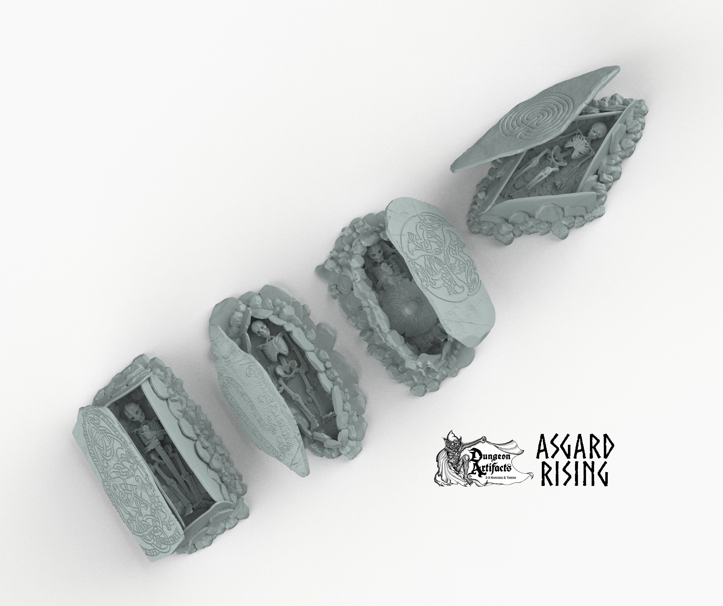 Draugr Graves - Asgard Rising Monster D&D Dnd Pathfinder - Etsy