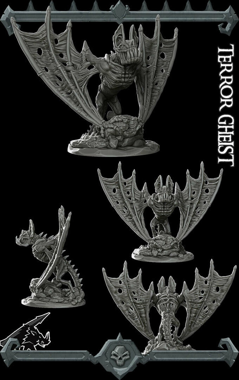 Terror Gheist Terrorgheist Wargaming Miniatures Monster - Etsy