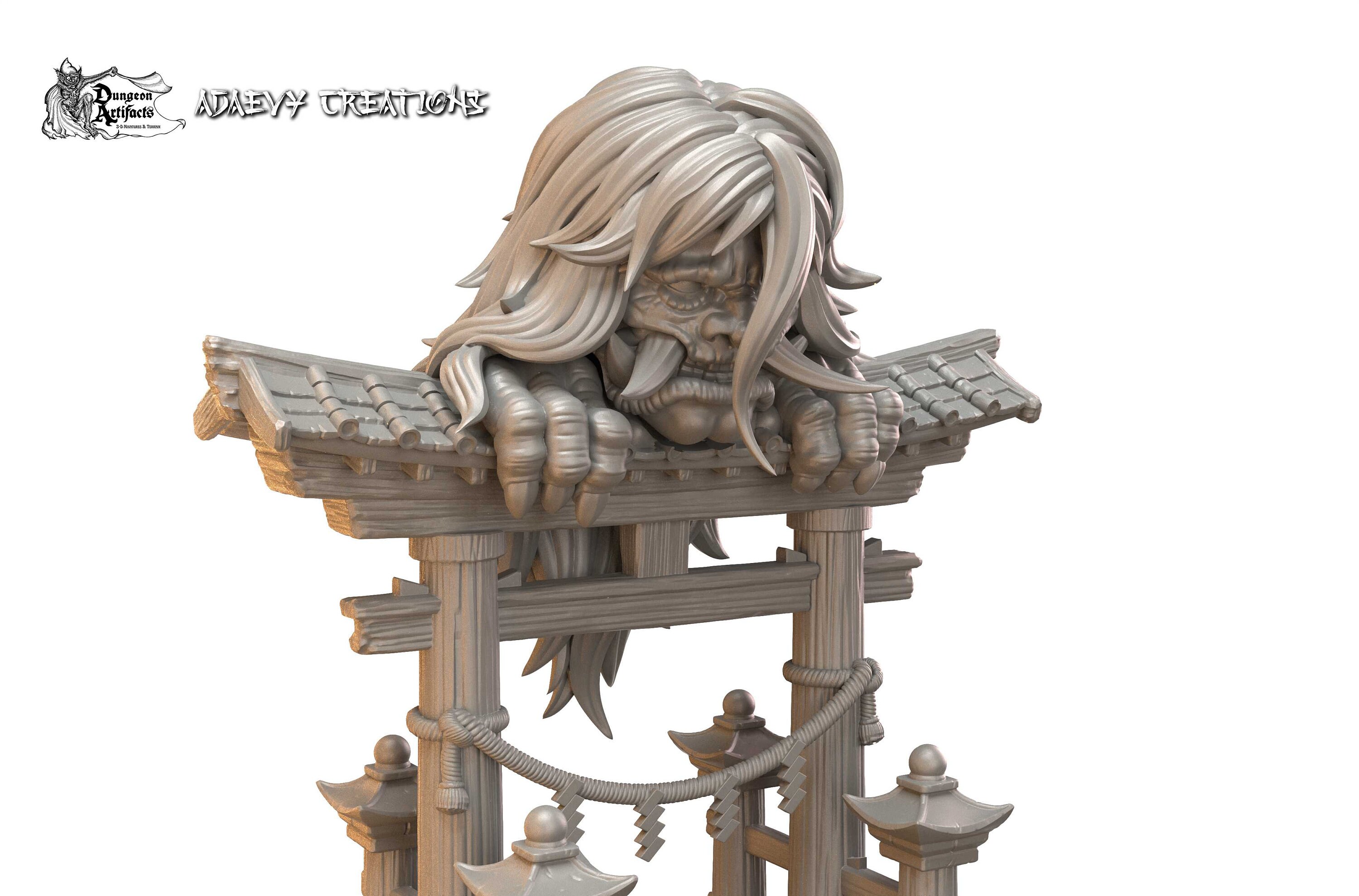 Otoroshi the Yokai Encounter Adaevy Creations Wargaming - Etsy