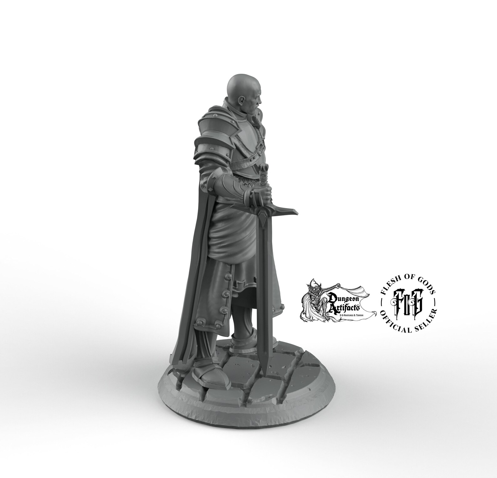 Knight Lord - Flesh of Gods Miniatures Wargaming D&D Dnd Pathfinder A ...