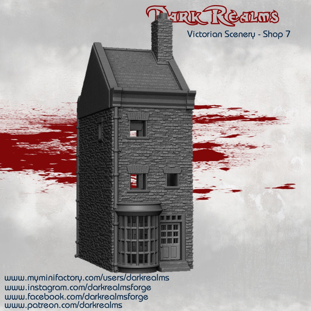 Shop 7 - Victorian Scenery - Dark Realms Terrain Wargaming D&D Dnd - Etsy