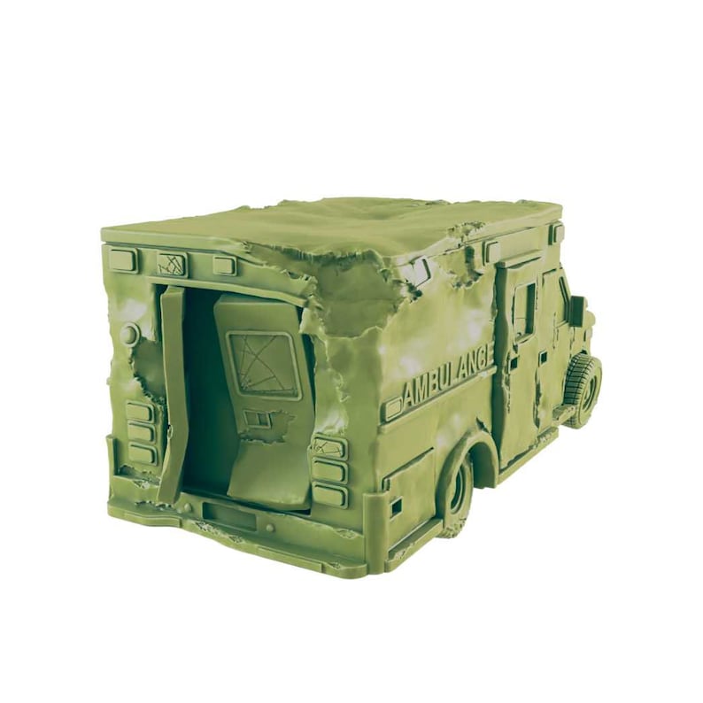 Wrecked Ambulance - Beyond the Badlands - EC3D - Wasteland Terrain ...