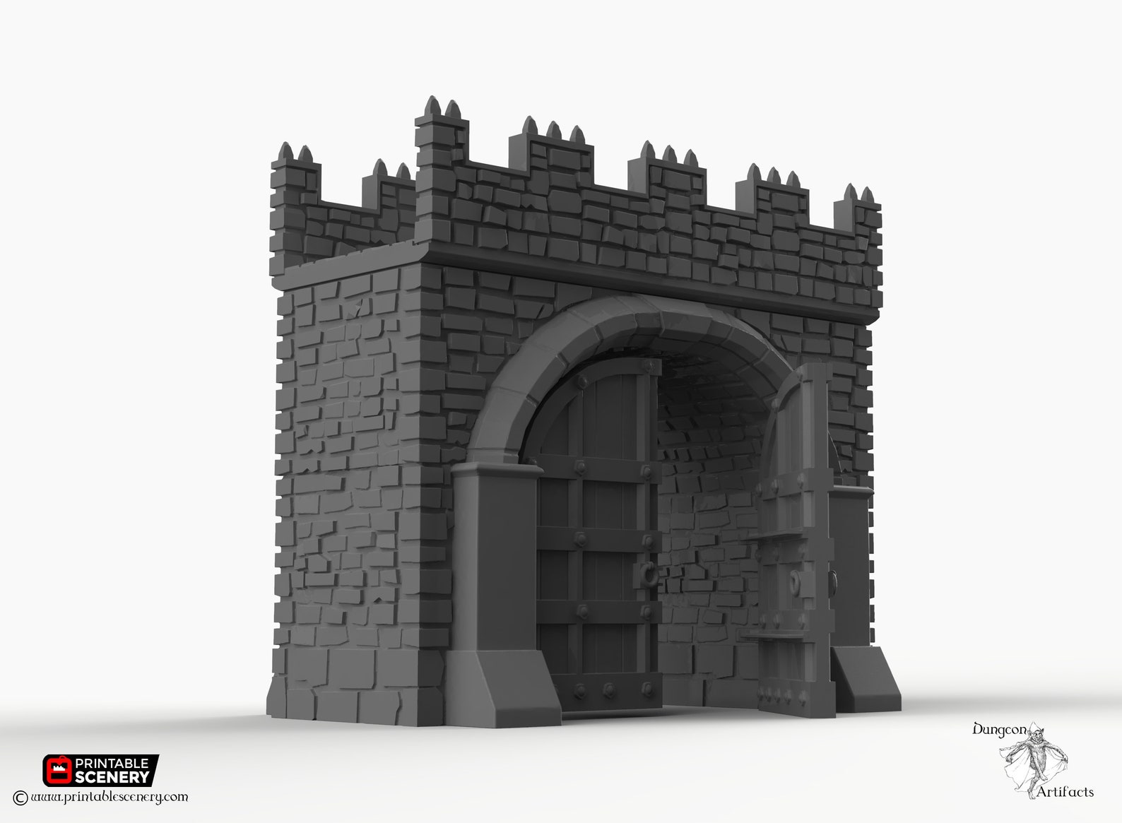 Winterdale Citadel Walls - Modular Medieval Castle Wall Set - 15mm 28mm ...