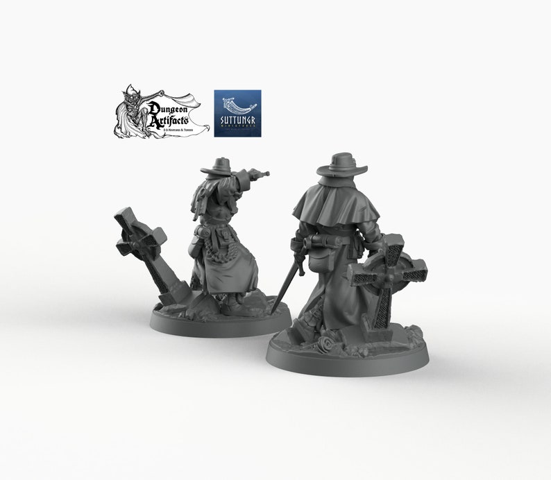 Dhampir Set - Suttungr Miniatures Monster D&D Dnd Pathfinder SW Legion ...