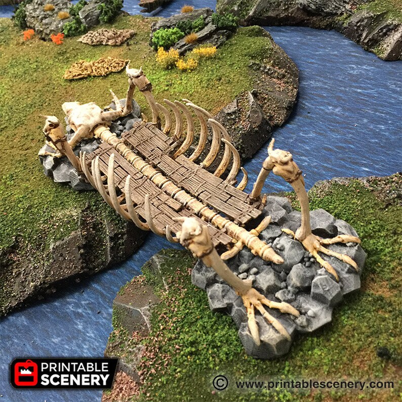The Lost Islands - the Bone Bridge - 28mm 32mm Wargaming Terrain ...