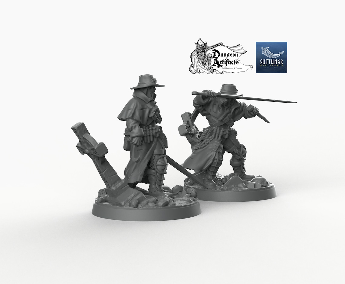 Dhampir Set - Suttungr Miniatures Monster D&D Dnd Pathfinder SW Legion ...