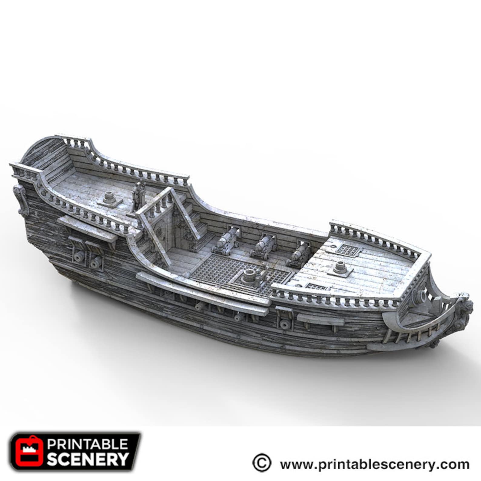 The Lost Islands - Frigate Mk2 - 15mm 28mm 32mm Wargaming Terrain ...