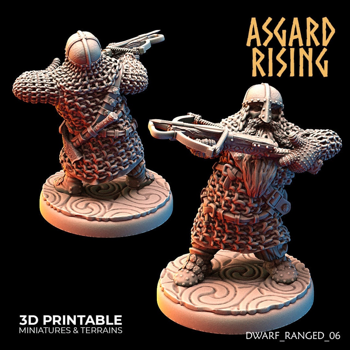 Dwarven Crossbow Warriors in Chainmail Modular Set - Asgard Rising ...