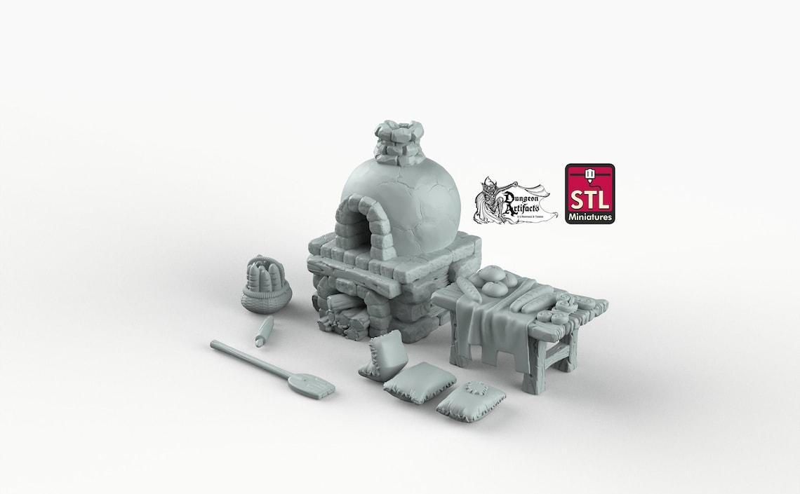 Bakery STL Miniatures Wargaming Forgotten Realms D&D Dnd - Etsy