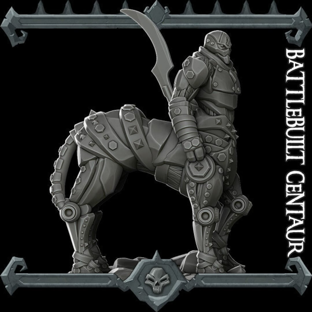 Battlebuilt Centaur - Wargaming Miniatures Monster Rocket Pig Games D&D ...