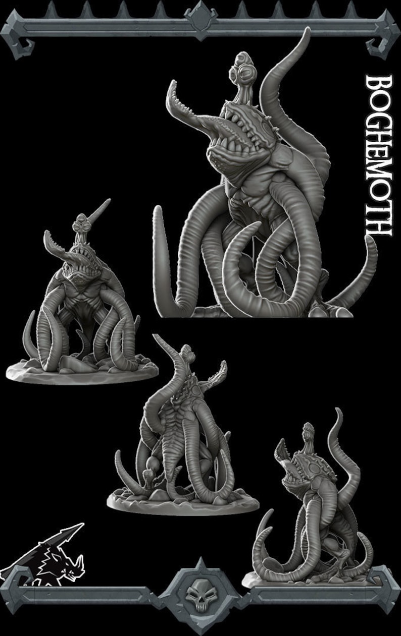 Boghemoth Froghemoth Wargaming Miniatures Monster Rocket - Etsy
