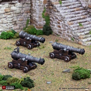 Empire Cannon Team - King and Country - Printable Scenery Wargaming D&D ...