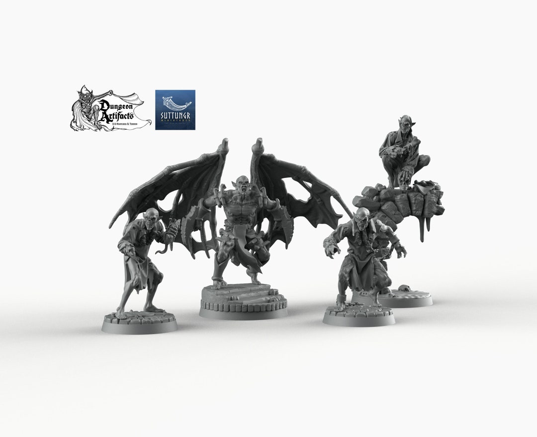 Vampire Strigoi Pack - Suttungr Miniatures Monster D&D Dnd Pathfinder ...