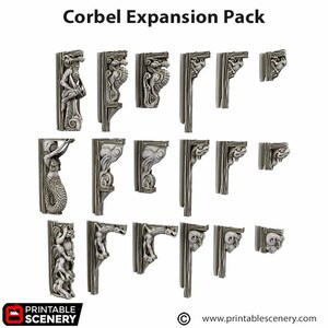 Corbels - Cities of Ramshackle and Ruin - Printable Scenery - Terrain ...