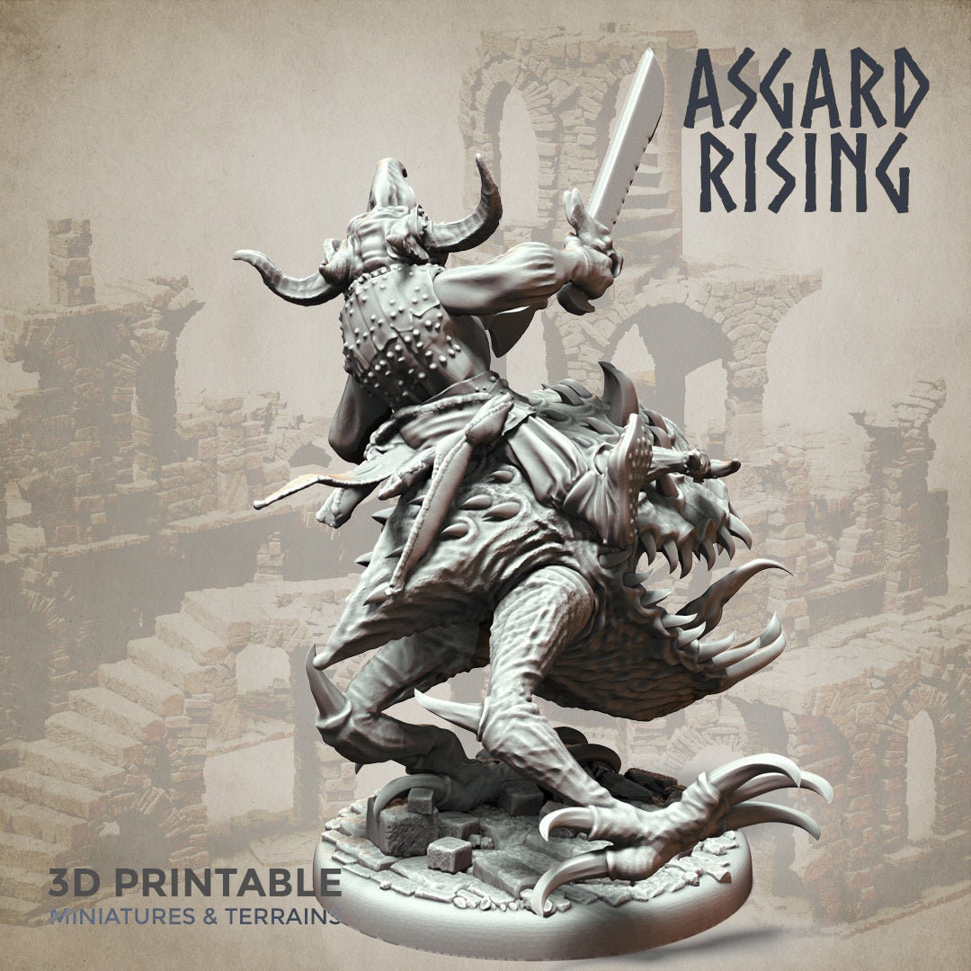 Goblin Trollhound Raider Set Asgard Rising Miniatures - Etsy