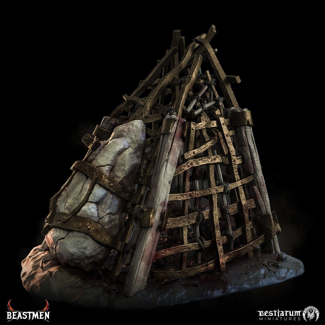 Capra Cage Beastmen Bestiarum Miniatures D&D Wargaming Dnd - Etsy