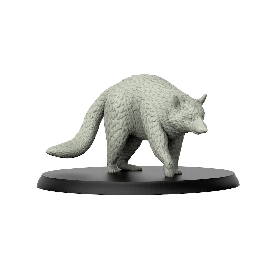 Raccoon - Wild Animals - 3D IP Studios - Terrain Wargaming D&D Dnd 28mm ...