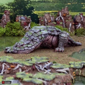 Bridge Troll - the Gloaming Swamps - Printable Scenery Terrain ...