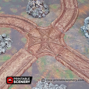 Forest Cart Tracks - 15mm 20mm 28mm 32mm Printable Scenery Shadowfey ...