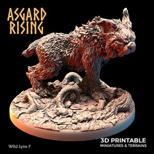 Wild Lynx Pack Asgard Rising Wargaming D&D Dnd - Etsy