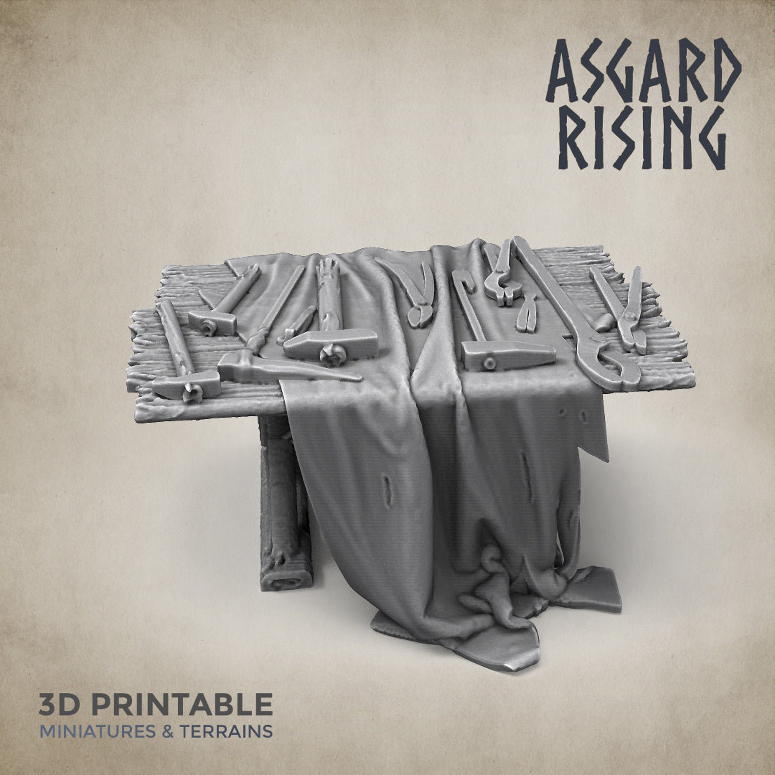 Blacksmith's Forge Asgard Rising Miniatures Wargaming - Etsy