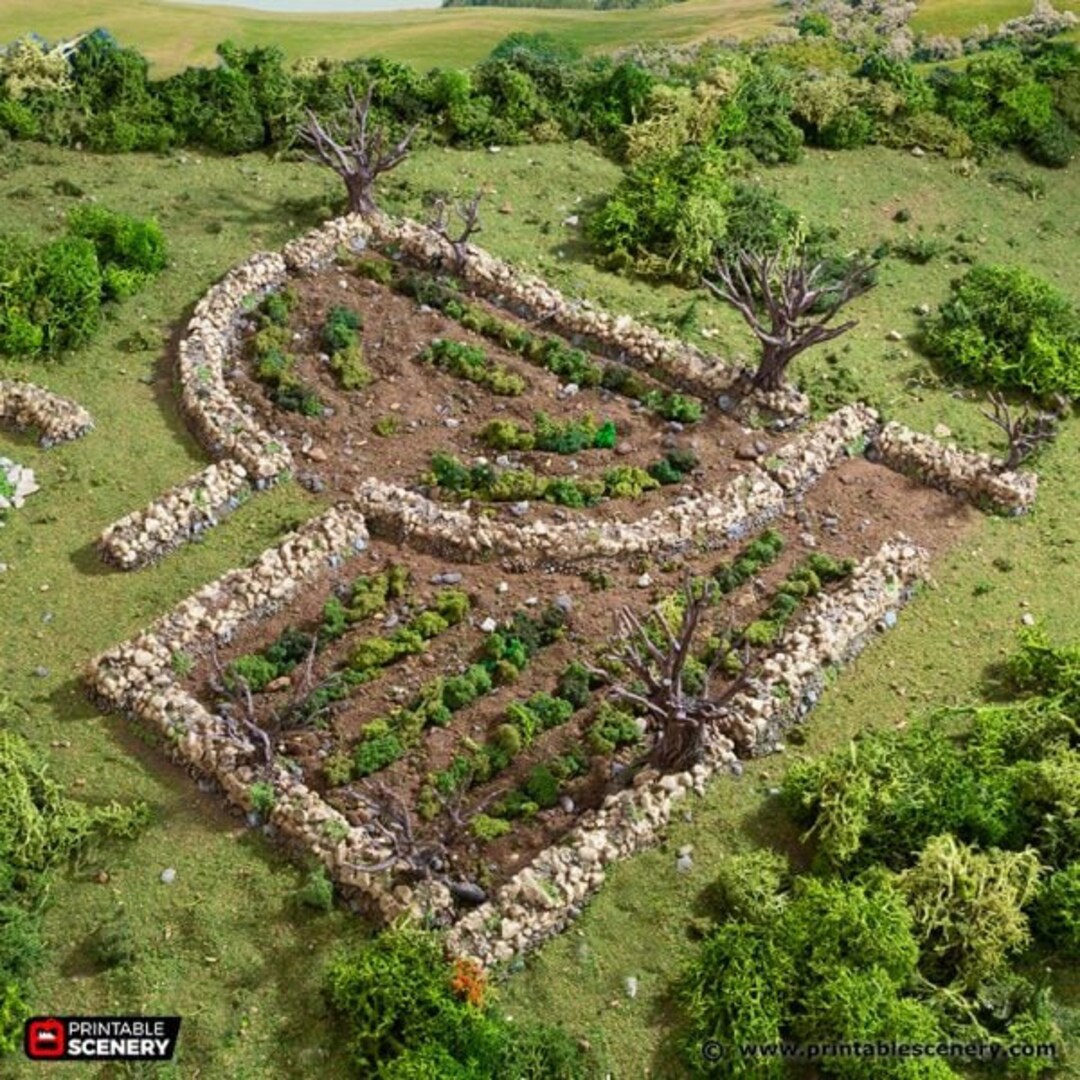Winter Bocage - King and Country - Printable Scenery Terrain Wargaming ...