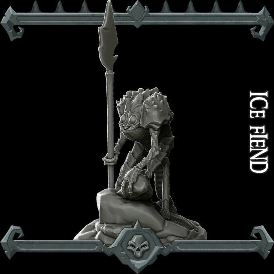 Ice Fiend - Rocket Pig Wargaming D&D Dnd - Etsy