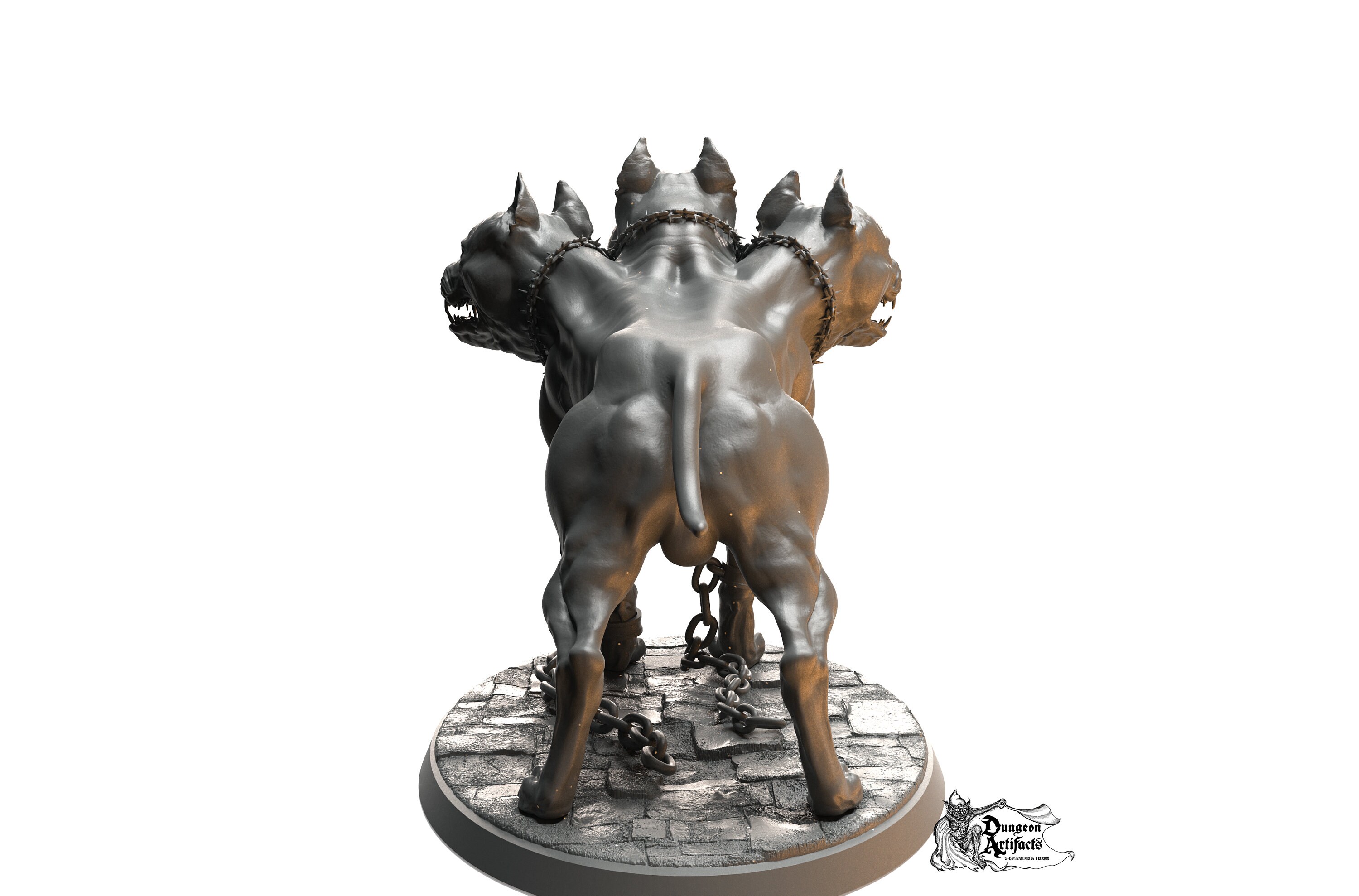 Cerberus Printomancer3d Miniatures Wargaming D&D Dnd - Etsy