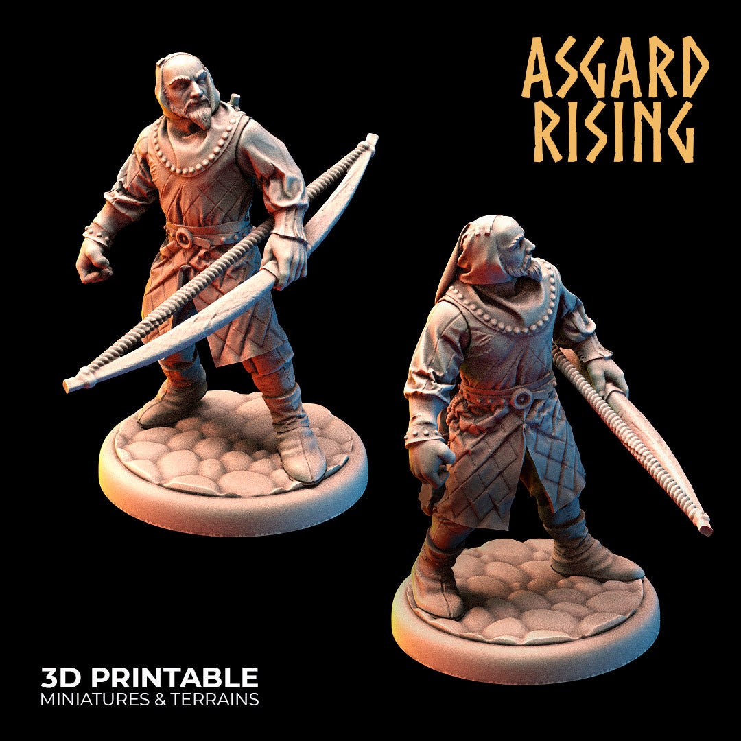 Medieval Bowmen Modular Set - Asgard Rising Miniatures - Wargaming D&d ...