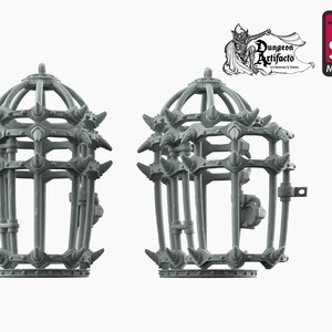Round Jail Cages - STL Miniatures Wargaming Forgotten Realms D&D Dnd ...