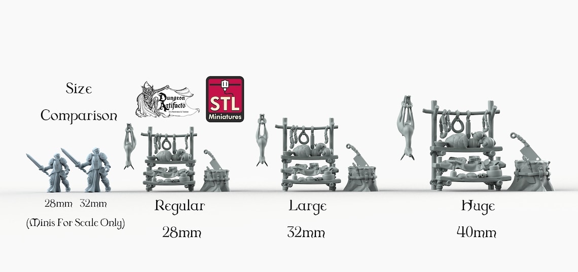 Butcher STL Miniatures Wargaming Forgotten Realms D&D Dnd - Etsy