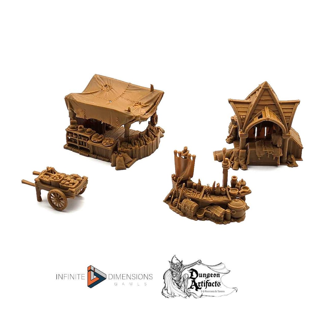 Market Stalls - Torbridge Cull - Infinite Dimensions Terrain Wargaming ...