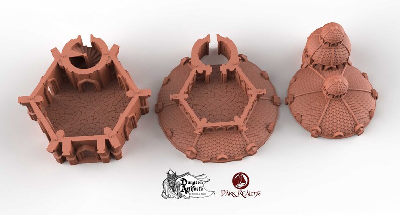Atlantean Building 2 - Atlantis - Dark Realms Terrain Wargaming D&D Dnd ...