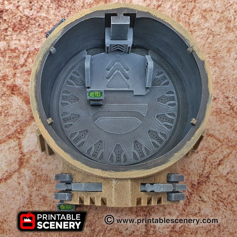 Sci-fi Watchtower - 15mm 28mm 32mm Brave New Worlds Sanctuary-17 ...