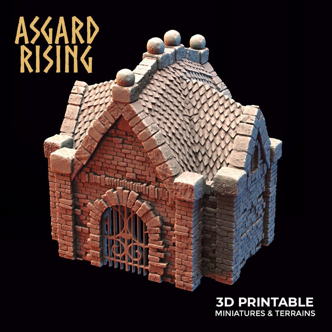 Mausoleum Buildings Set Asgard Rising Wargaming D D Dnd - Etsy