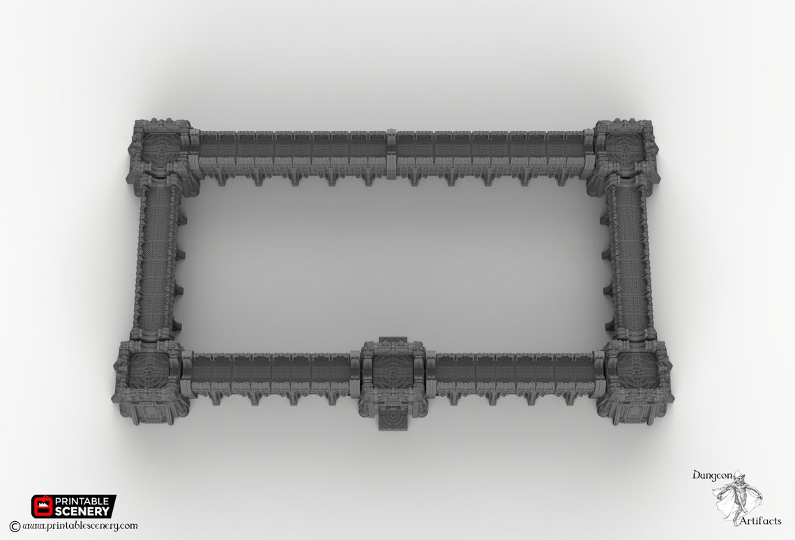 Sithic Fortified Walls Perimeter 15mm 28mm 32mm Printable - Etsy
