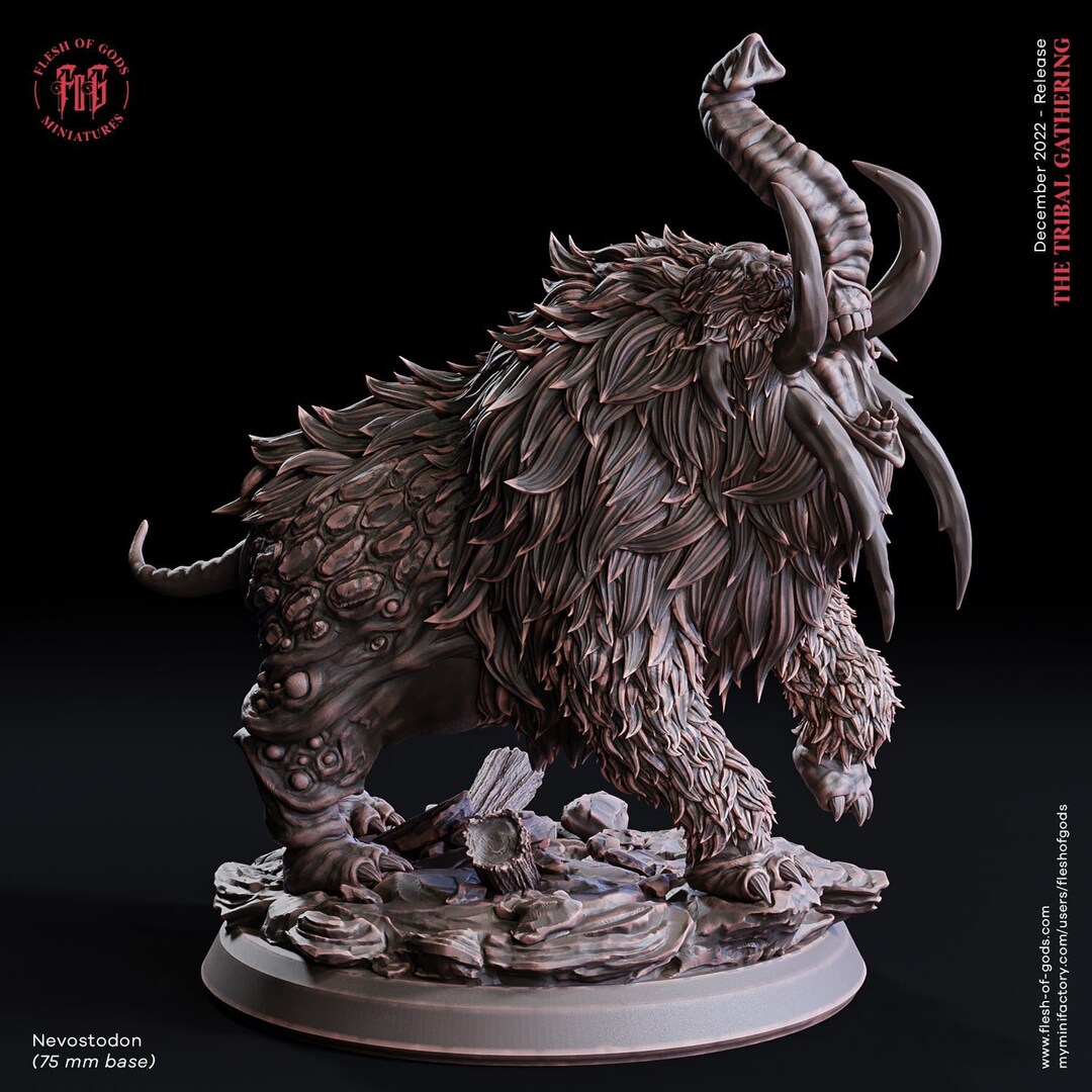 Nevostodon - the Tribal Gathering - Flesh of Gods - Wargaming D&D Dnd ...