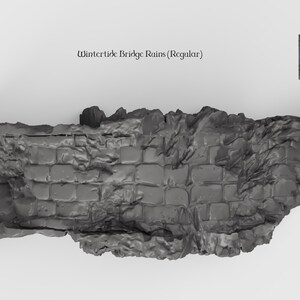 Wintertide Bridge Ruins 15mm 28mm 32mm Wilds Wargaming Terrain - Etsy