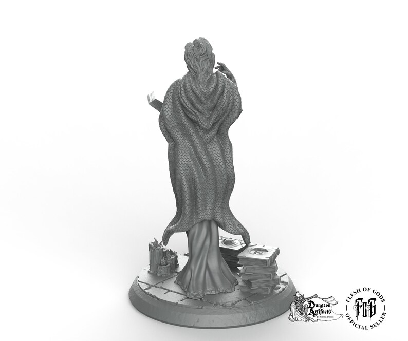 Female Sorcerer - Flesh of Gods Miniatures Wargaming D&D Dnd Pathfinder ...