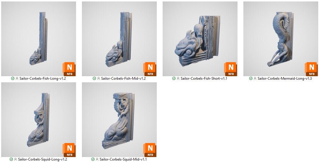Corbels - Cities of Ramshackle and Ruin - Printable Scenery - Terrain ...