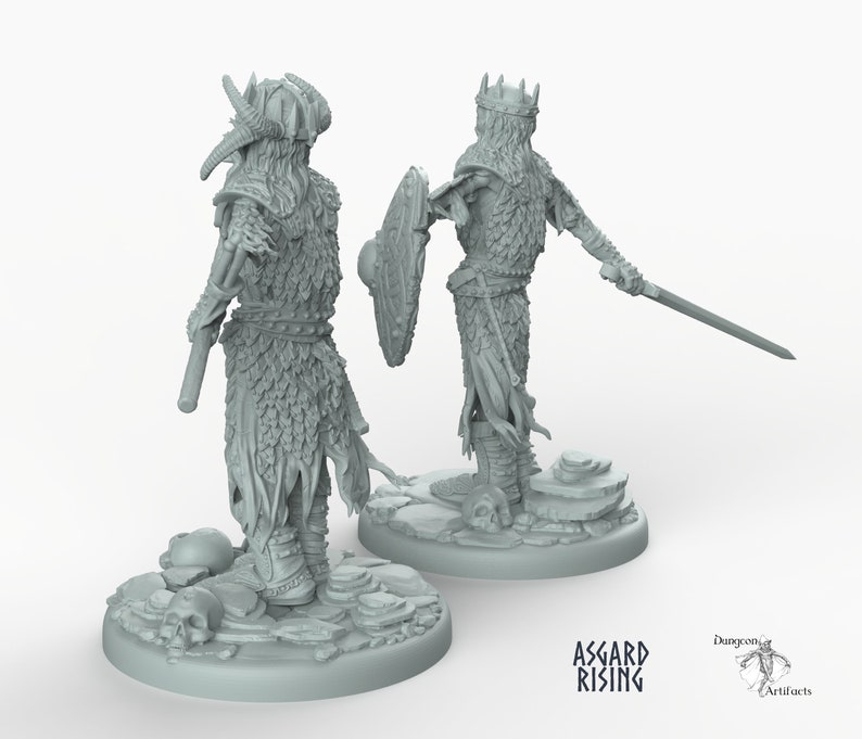 Draugr King Barrow Wight Wargaming Miniatures Monster - Etsy