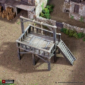 Gallows - King and Country - Printable Scenery Terrain Wargaming D&D ...
