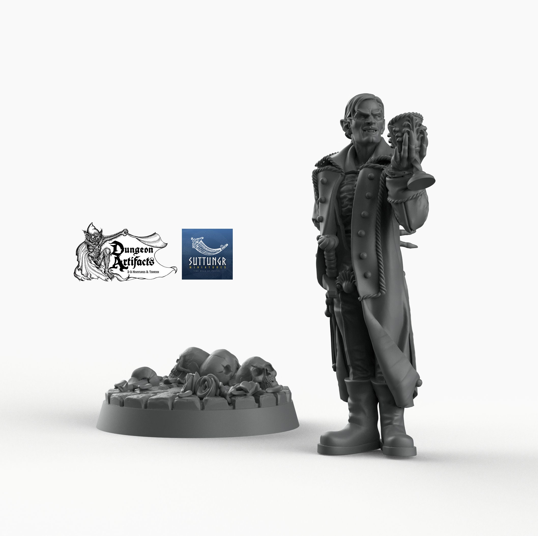 Vampire Count Suttungr Miniatures Monster D&D Dnd Pathfinder - Etsy