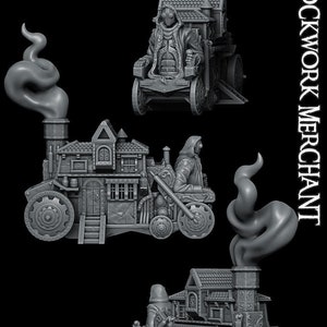Clockwork Merchant Rocket Pig Wargaming D D Dnd - Etsy
