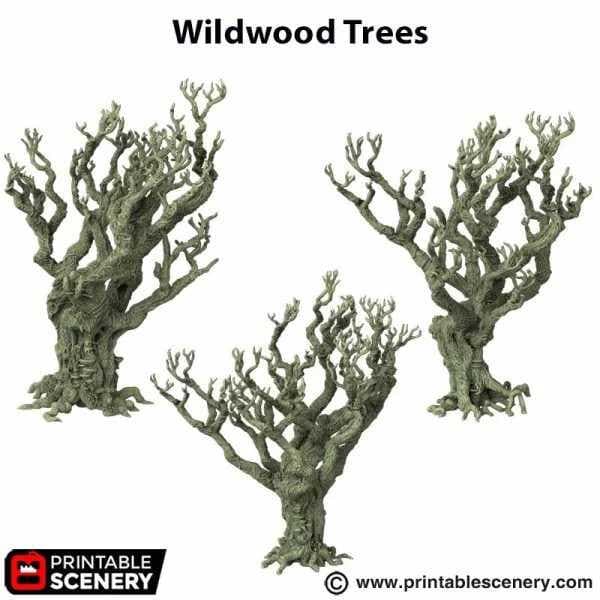 Wildwood Trees - the Gloaming Swamps - Printable Scenery Terrain ...