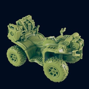 ATV Quad Beyond the Badlands EC3D Wasteland Terrain Wargaming D&D Dnd ...